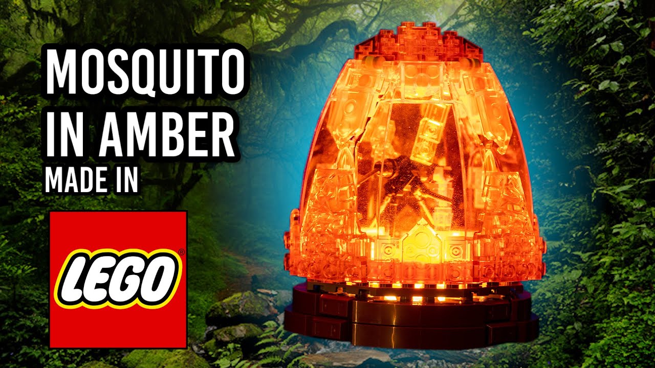 LEGO Mosquito in Amber model! (Jurassic Park) - YouTube