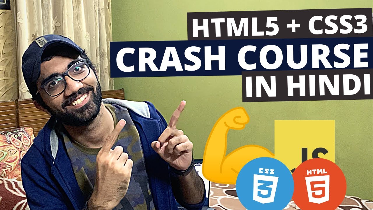 Html5 Css3 Crash Course In Hindi Part 1 Youtube