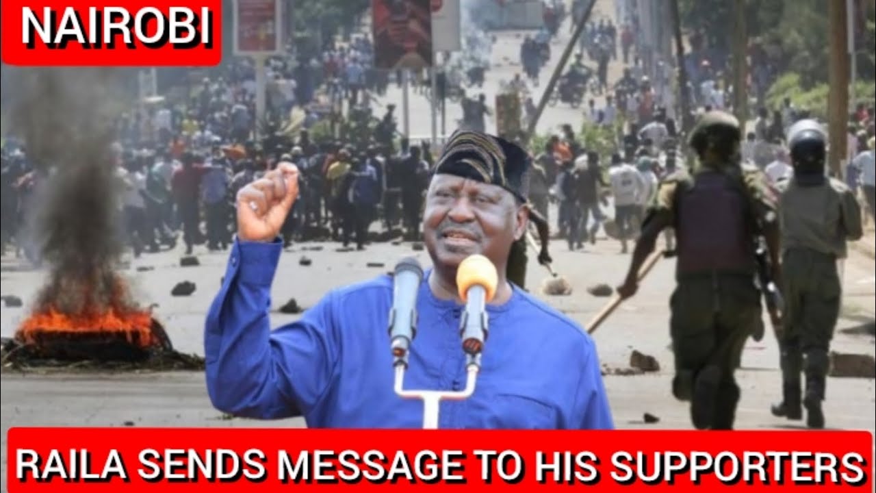 BREAKING: RAILA ODINGA FINALLY BREAKS SILENT, SENDS THIS MESSAGE TO HIS ...