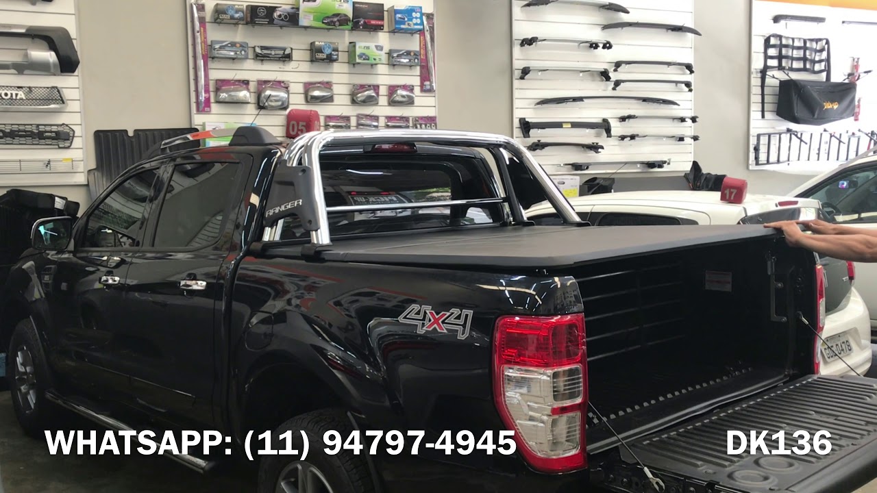 Ford Ranger 2017 - Capota Rígida de Madeira Naval - Capota Marítima ...