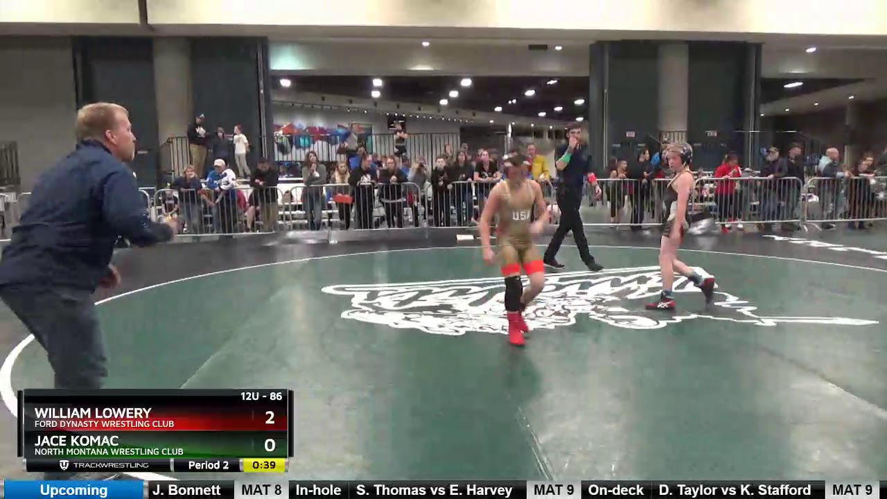 12U 86 Jace Komac North Montana Wrestling Club Vs William Lowery Ford ...
