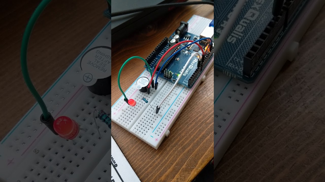 Blinking Light with Buzzer on Arduino - Light blinks in time with tone ...