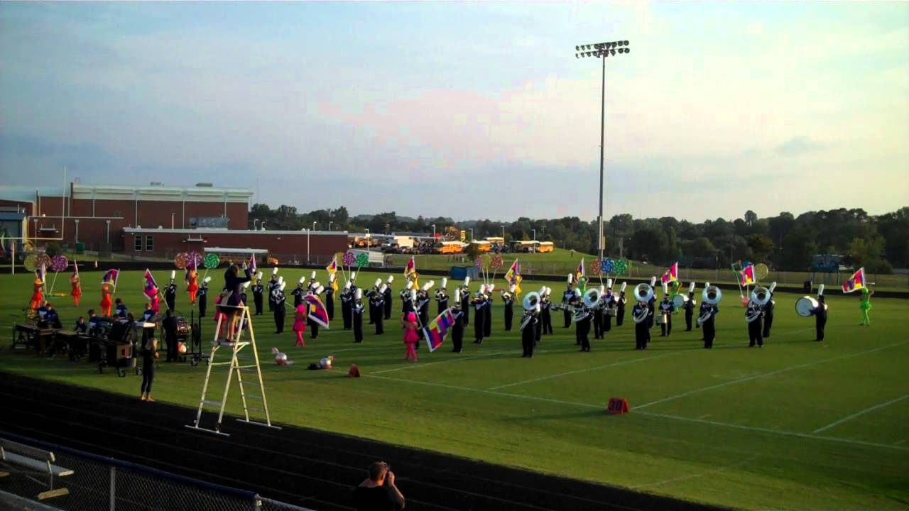 Allen County-Scottsville High School Marching Band & Color Guard - YouTube