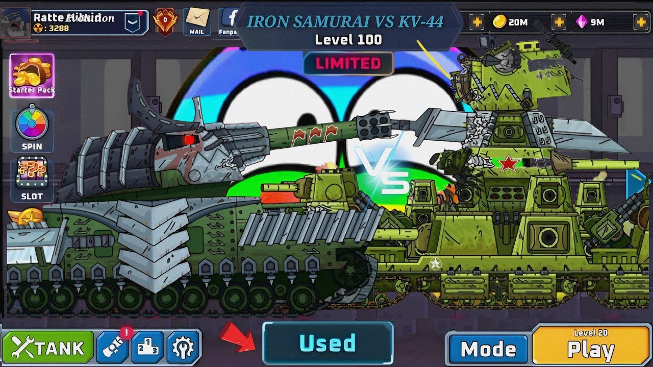 Tank Combat War Battle New Tank IRON SAMURAI VS KV-44 3.0 UPComing New ...