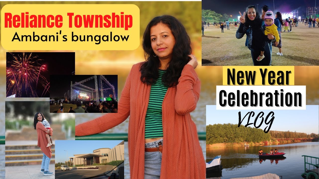 Beautiful Reliance Township Jamnagar !New year Celebration 😍 | Ambani's ...