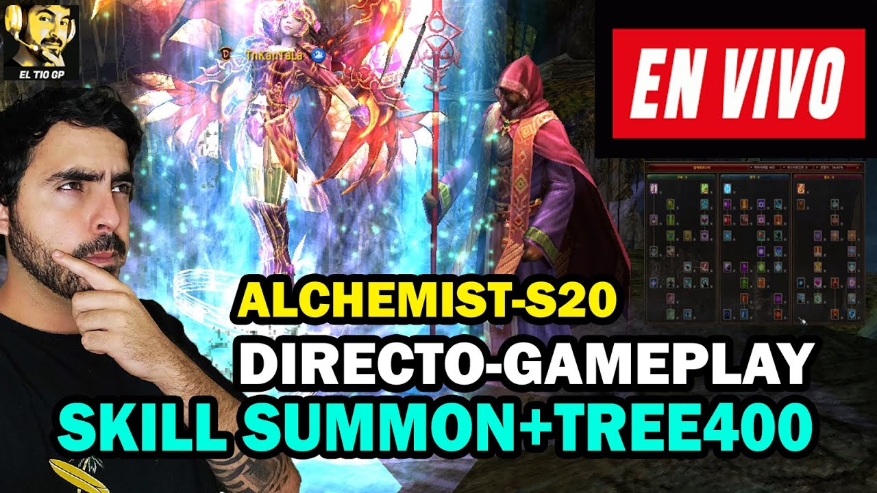 DIRECTO-GAMEPLAY ALCHEMIST SKILL SUMMON Y TREE LVL400💯🔥l Muonline S19.1 ...