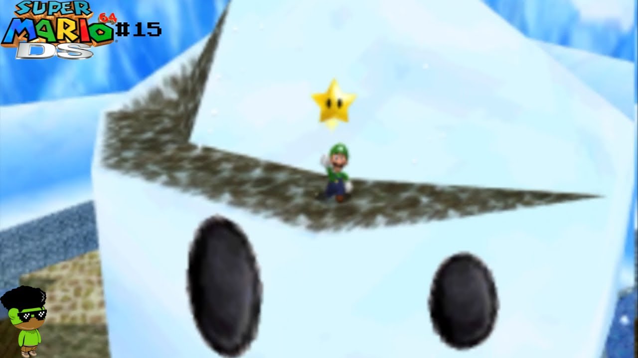 let's Play Super Mario 64 DS 100% Walkthrough #15 Snow Man Head - YouTube