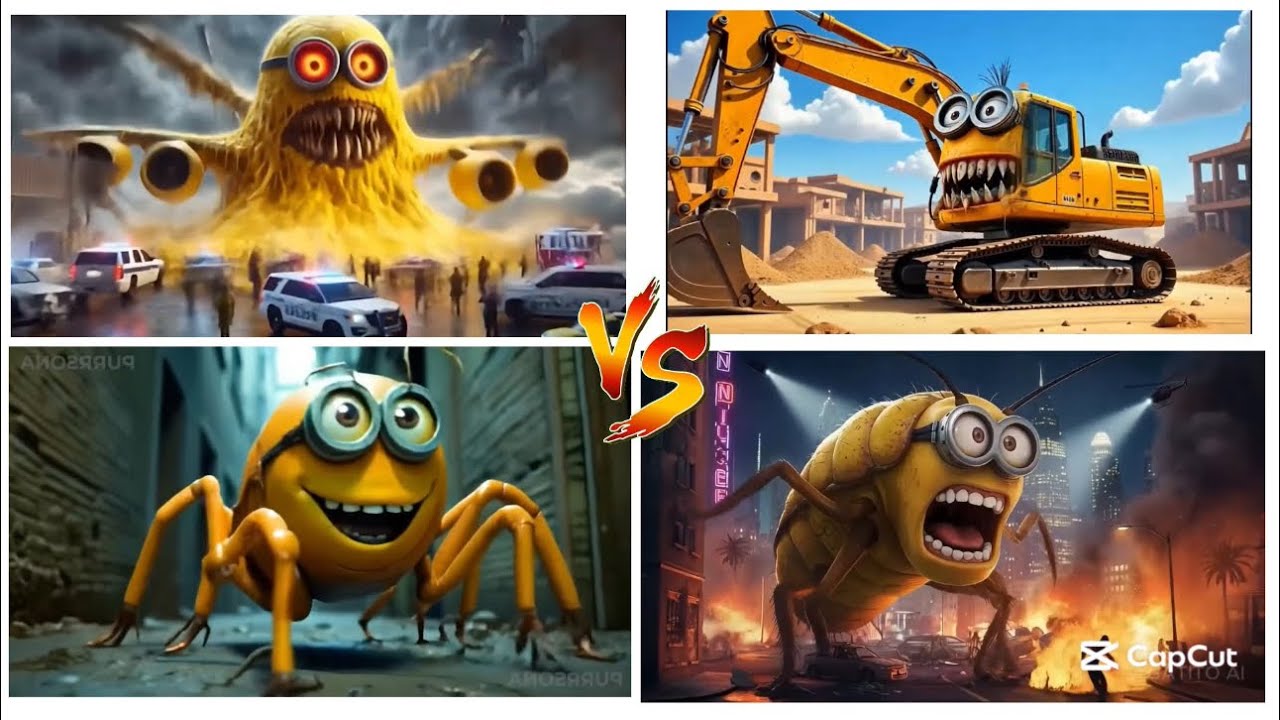 Tiles Hop-Minion Ehe🆚Robot Crane Minion🆚Coffin Dance copy 51D7A5AB 2F48 ...