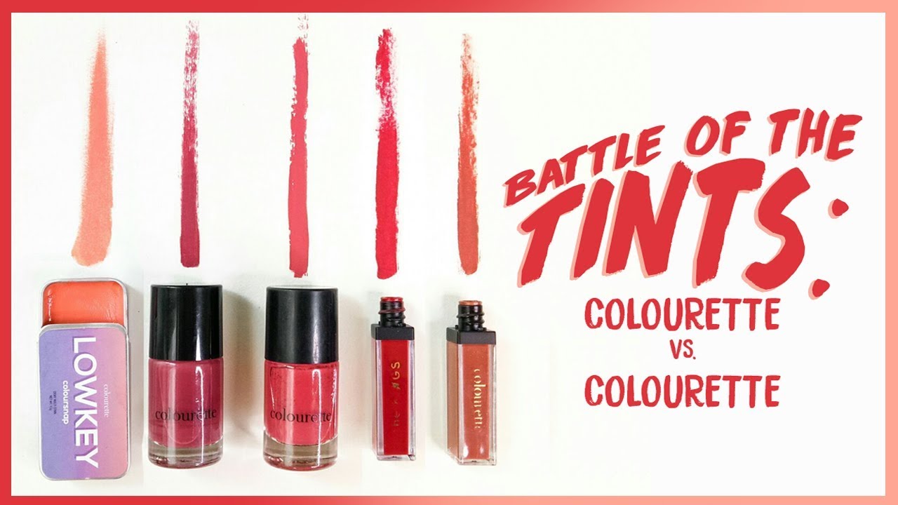 Which Colourette Lip Tint is the BEST of the BEST? SWATCH & REVIEW ...