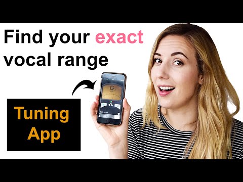 Using a Tuning App to Find Your Exact Vocal Range