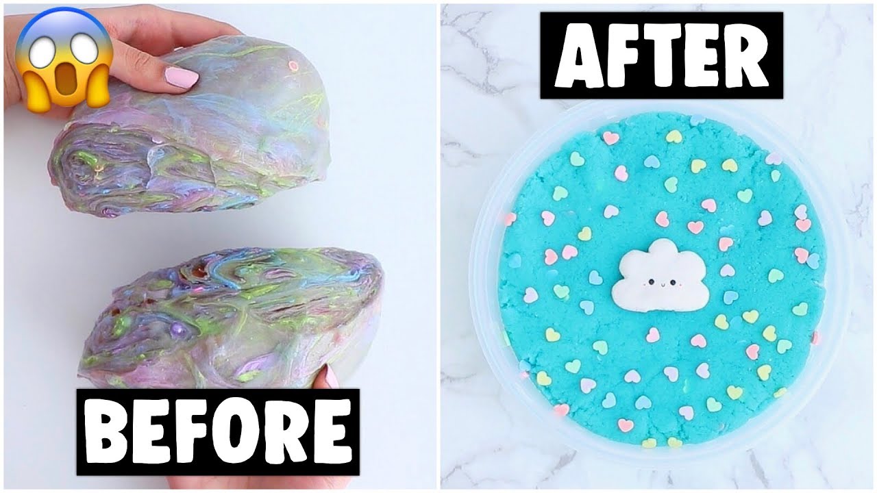 25 EXTREME SLIME MAKEOVERS COMPILATION *fixing my old slimes* - YouTube