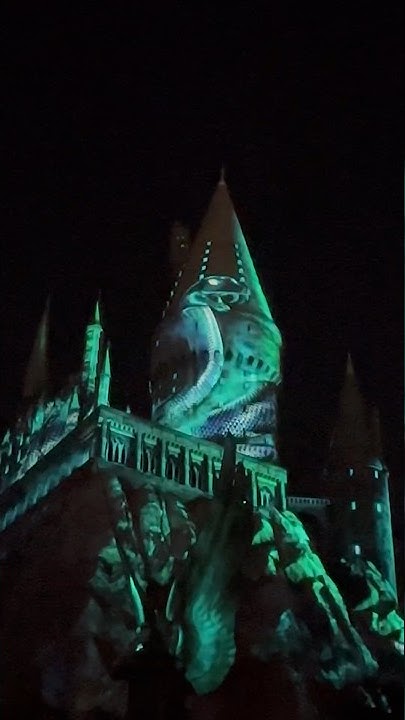 Projection Show at Universal Studios Hollywood‼️ The Dark Arts at ...