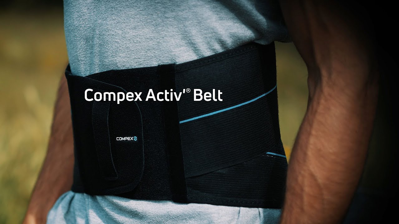 Compex Activ Belt FAJA compresiva - YouTube