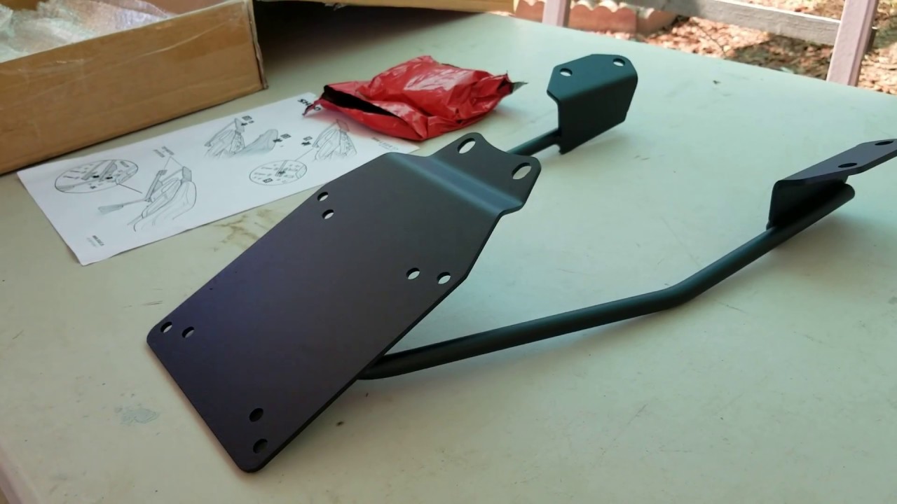BMW g310r top box install - YouTube