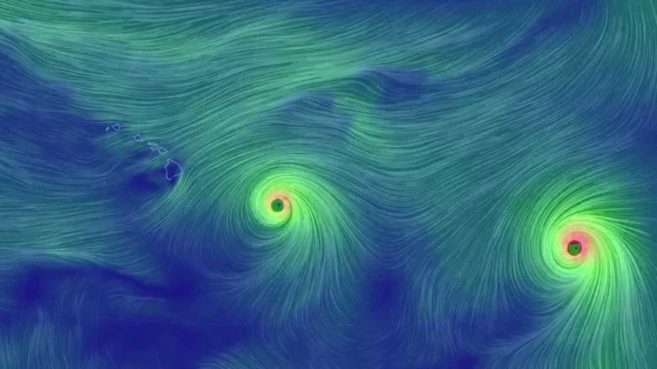 Centripetal flow around Hawaii vortex implosions close up - YouTube