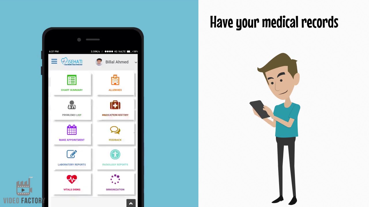 2D Animation Explainer Video for an electronic health record app - YouTube