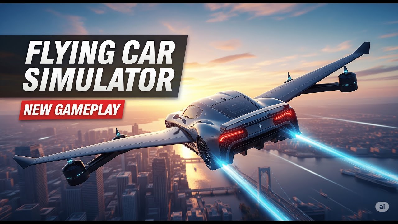 Best Flying Car Simulator Game | Part 1 - YouTube