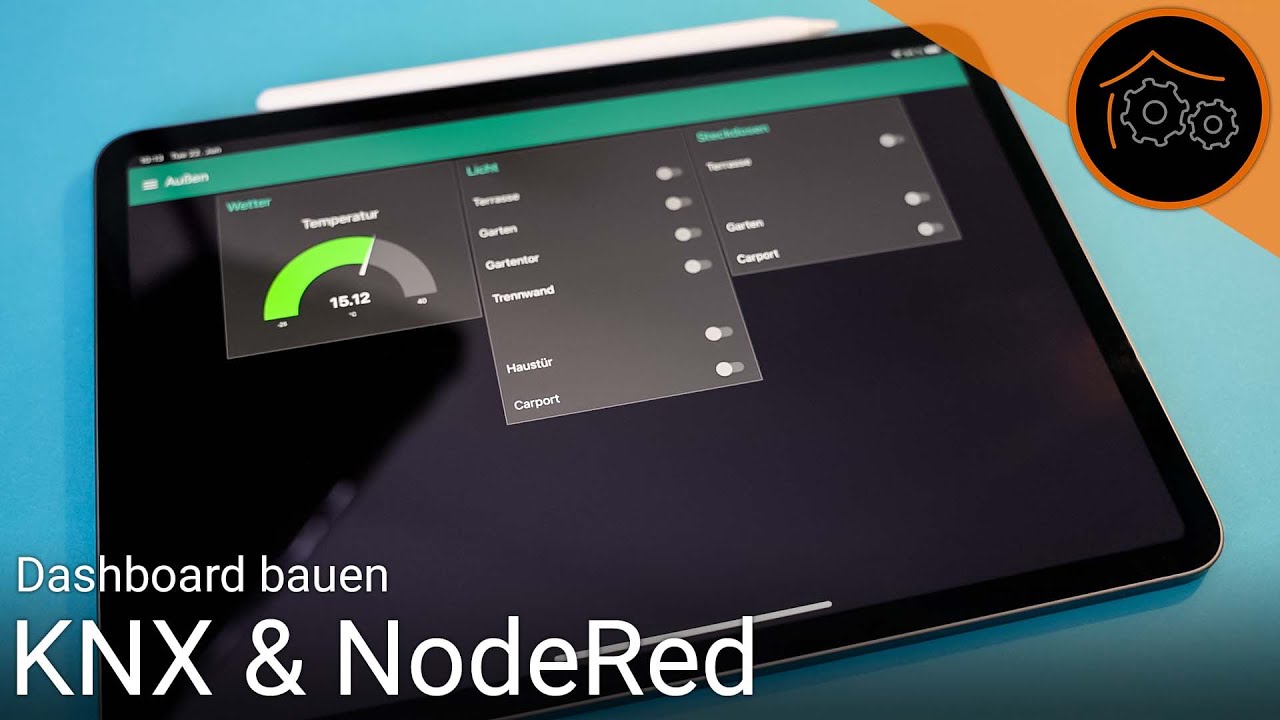 KNX & Node-RED - KNX Ultimate und erstes Dashboard #3 - YouTube