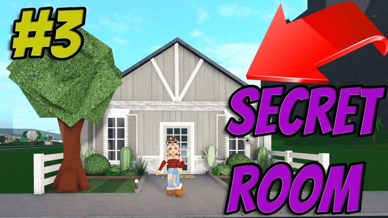 I BUILT a TINY HOME with a HIDDEN SECRET ROOM in BLOXBURG! | ROBLOX #3 ...