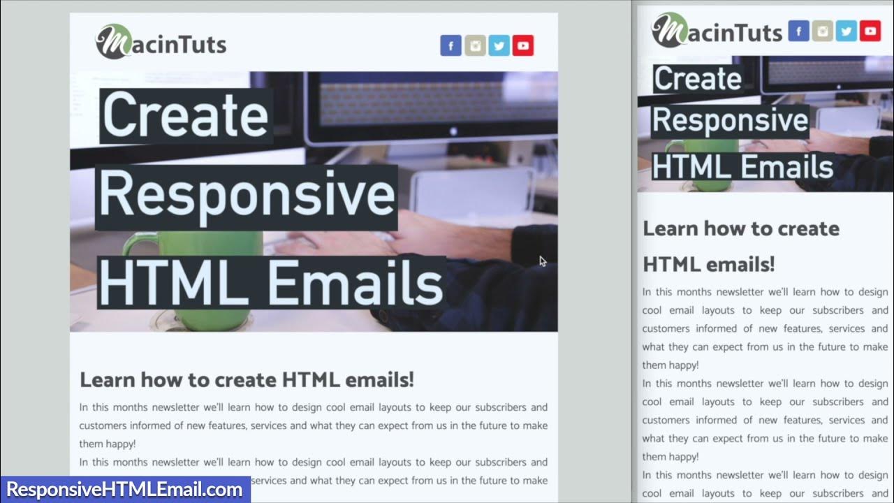 HTML Email Template for Beginners [2025] - YouTube