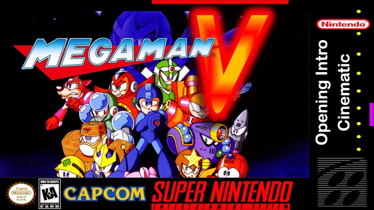 Mega Man 5 Opening Intro Cinematic HD [1080P/60FPS] Nintendo ...