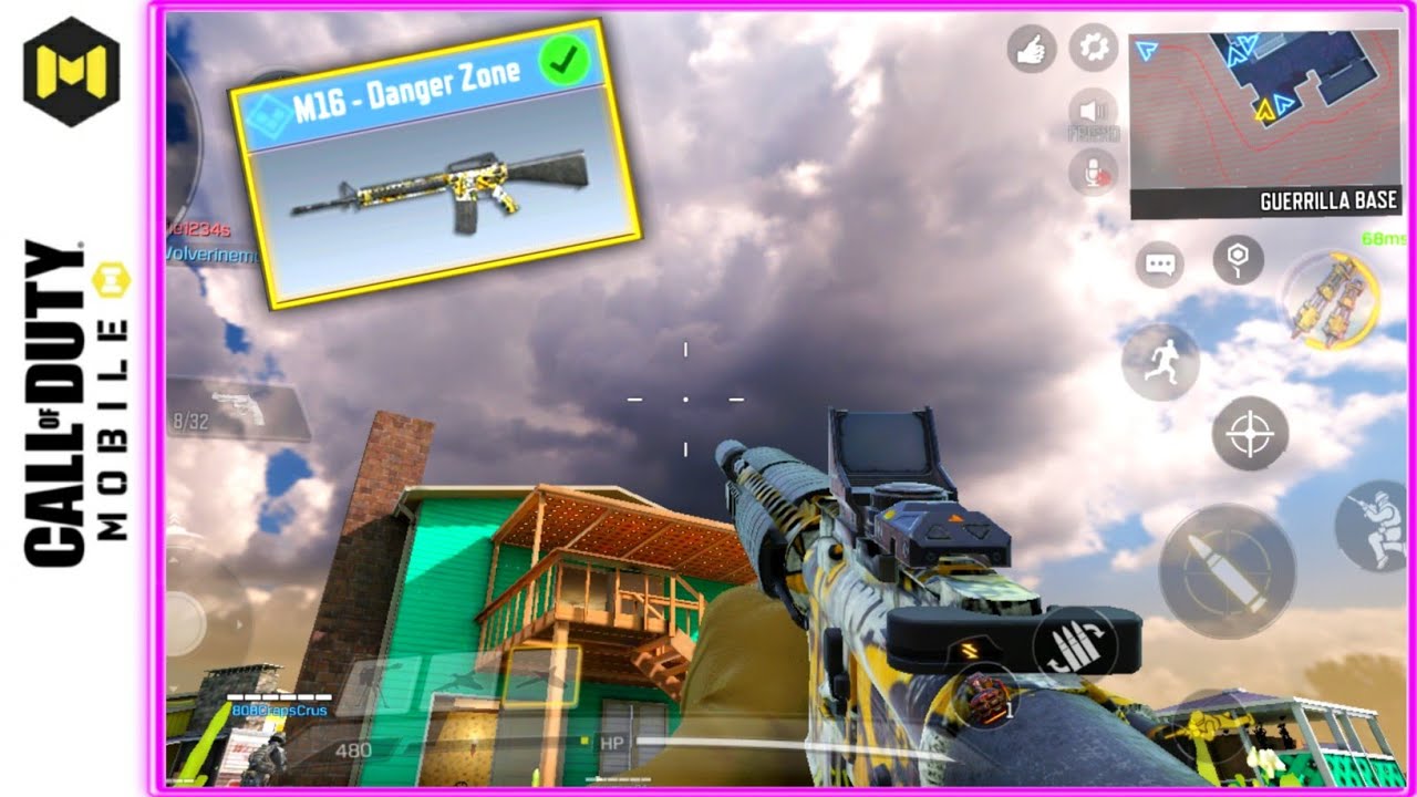 M16 Danger Zone In CODM♥ - YouTube