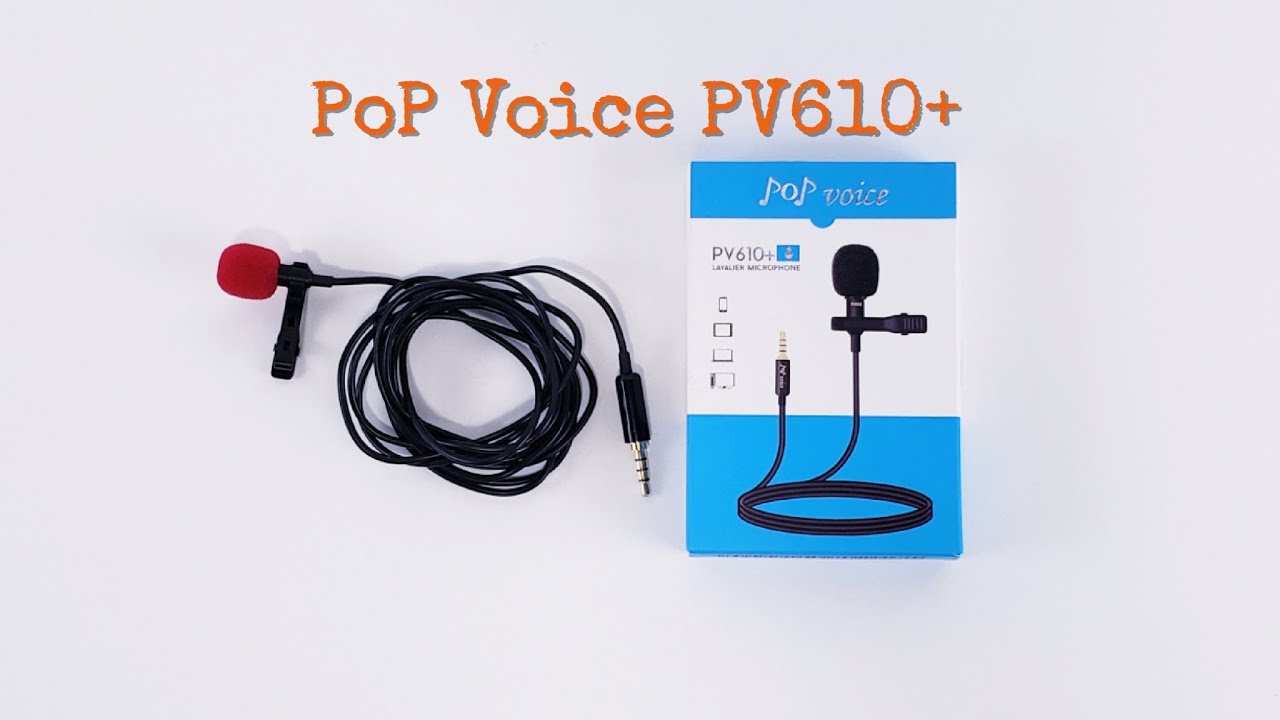 PoP Voice PV610+ Lavalier Mic (Amazon's Choice) - YouTube