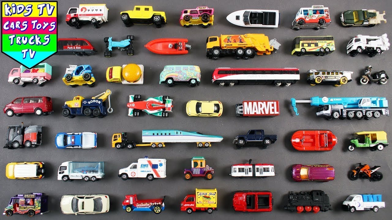 Learn Names & Sounds of Street Vehicles for Kids + More Fun Toy Videos ...