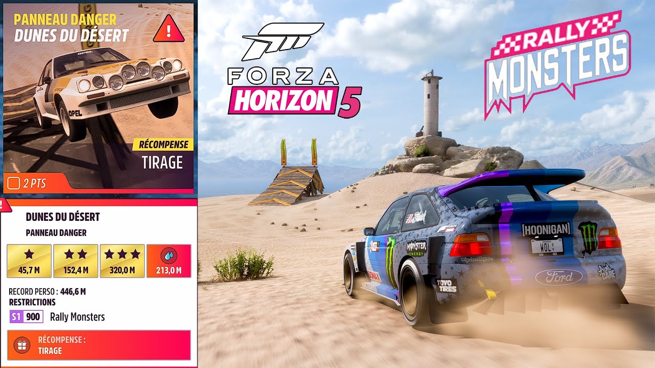Forza Horizon 5: Dunes du désert (Rally Monster S1 900) - YouTube