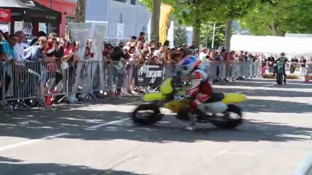 Boris et Stéphane CHAMBON en course Supermotard privée chez BEST4MOTO ...