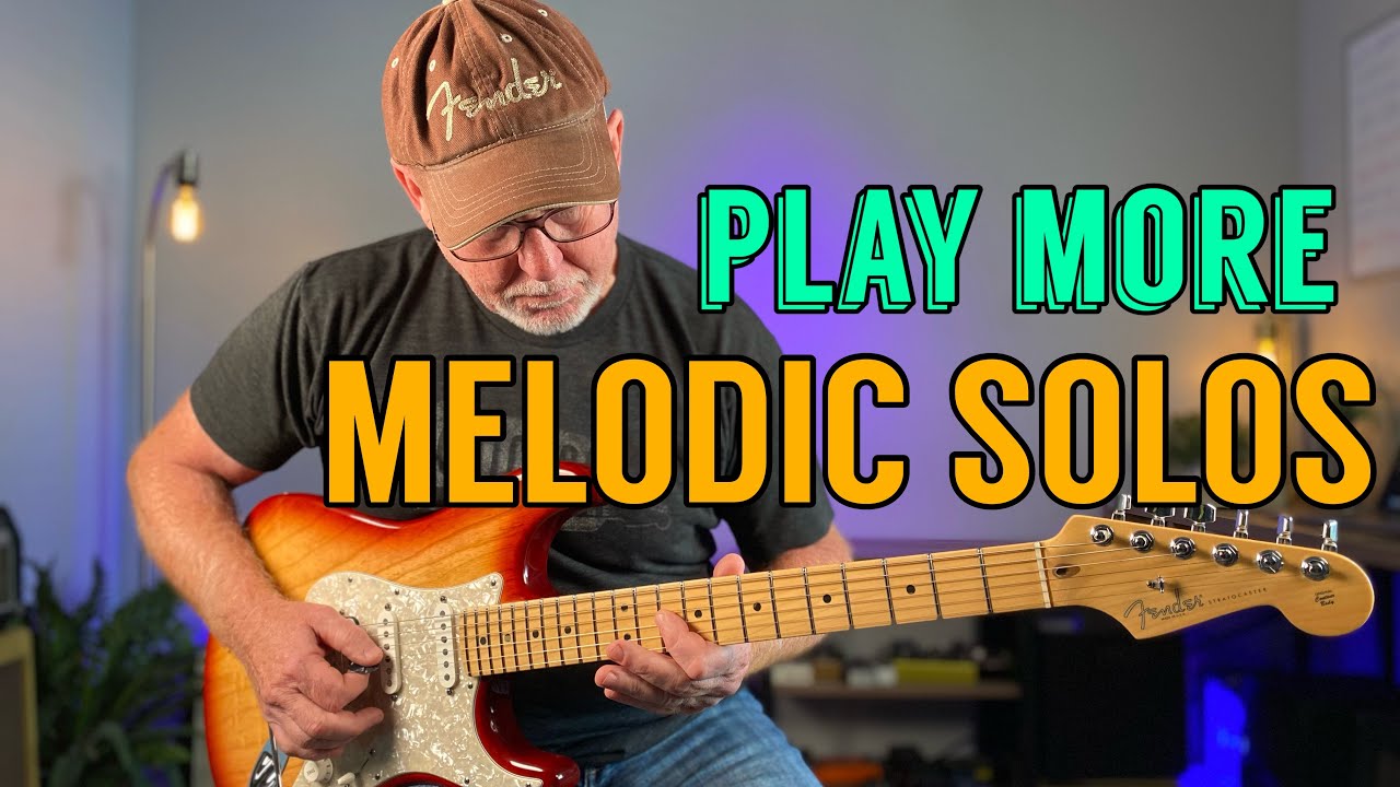 How To Start Building Melodic Solos around the chords - YouTube