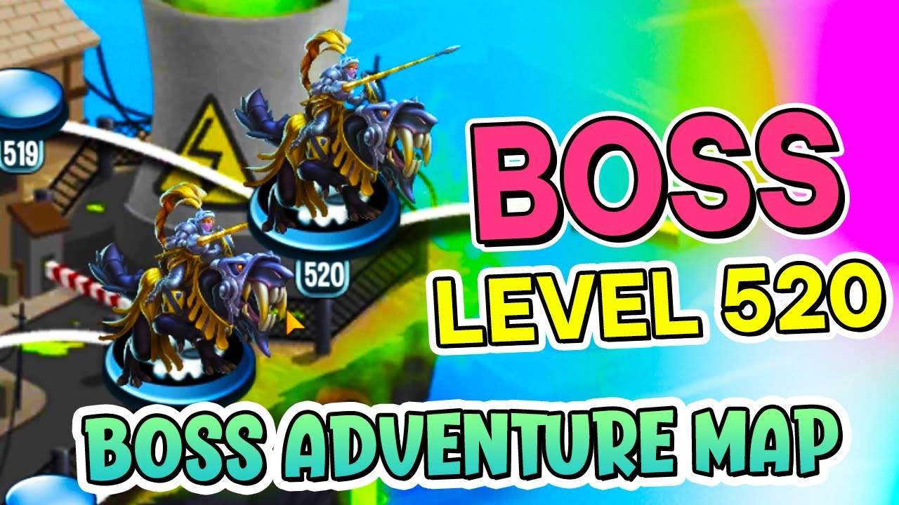 Monster Legends: BOSS Adventure Map Level 511 to 520 - YouTube