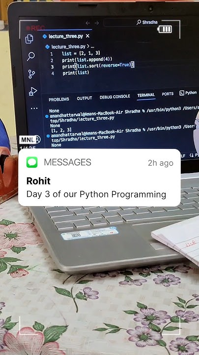 Day 3/10 of Learning Python Programming 🥵 || #shorts #python - YouTube