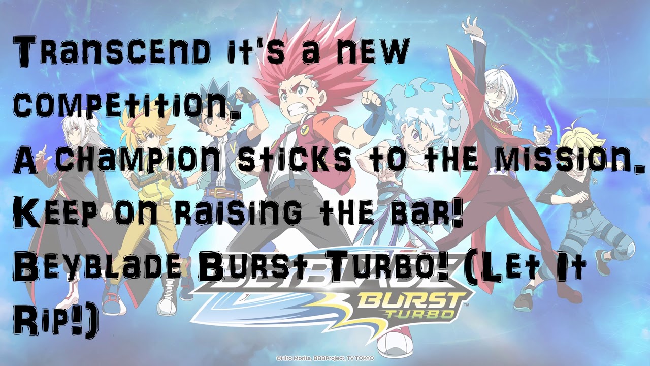 Beyblade Burst Turbo theme song with lyrics - YouTube