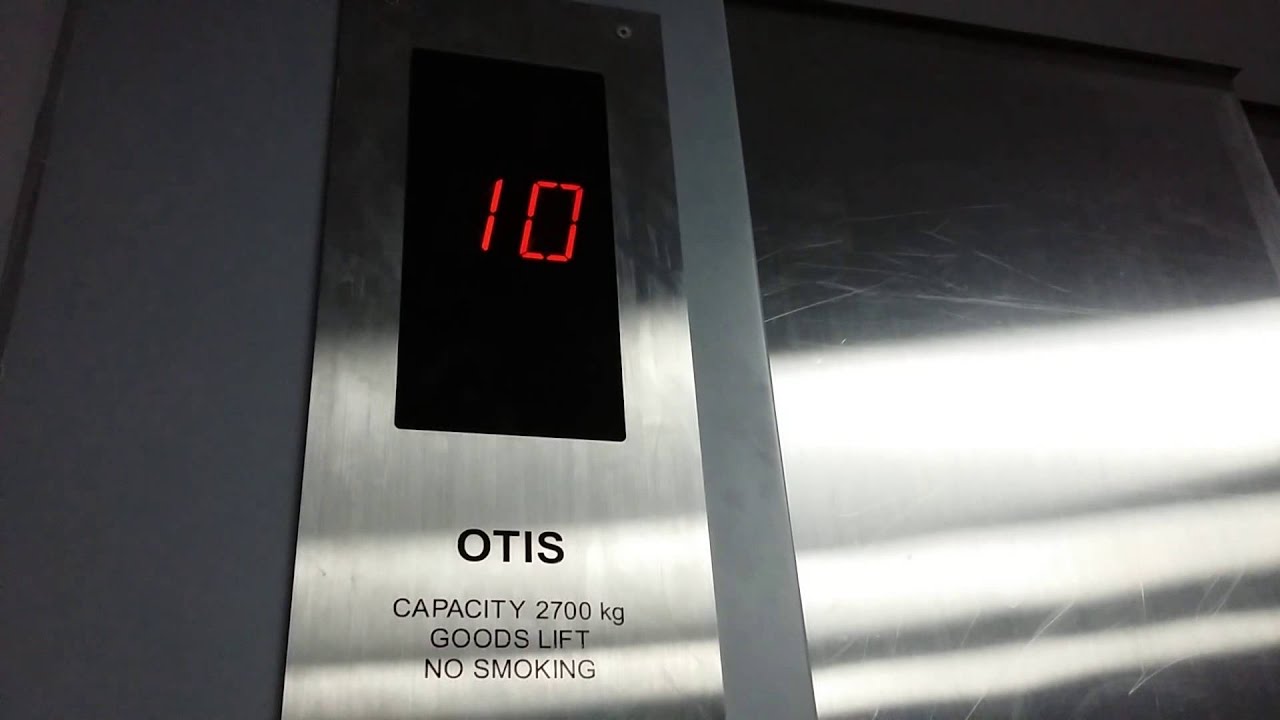 LARGE otis service lift at harbourfront centre - YouTube