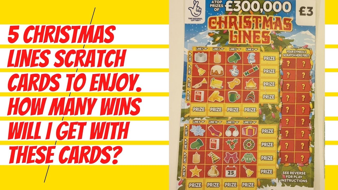 Christmas scratch tickets. 5 of the new £3 scratch cards released by ...