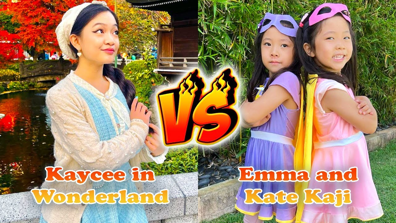 Emma and Kate Kaji VS Kaycee in Wonderland Transformation 👑 From Baby ...