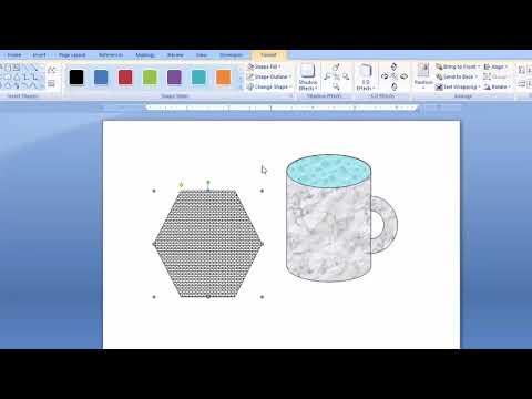 Using Auto Shape Microsoft Word - YouTube