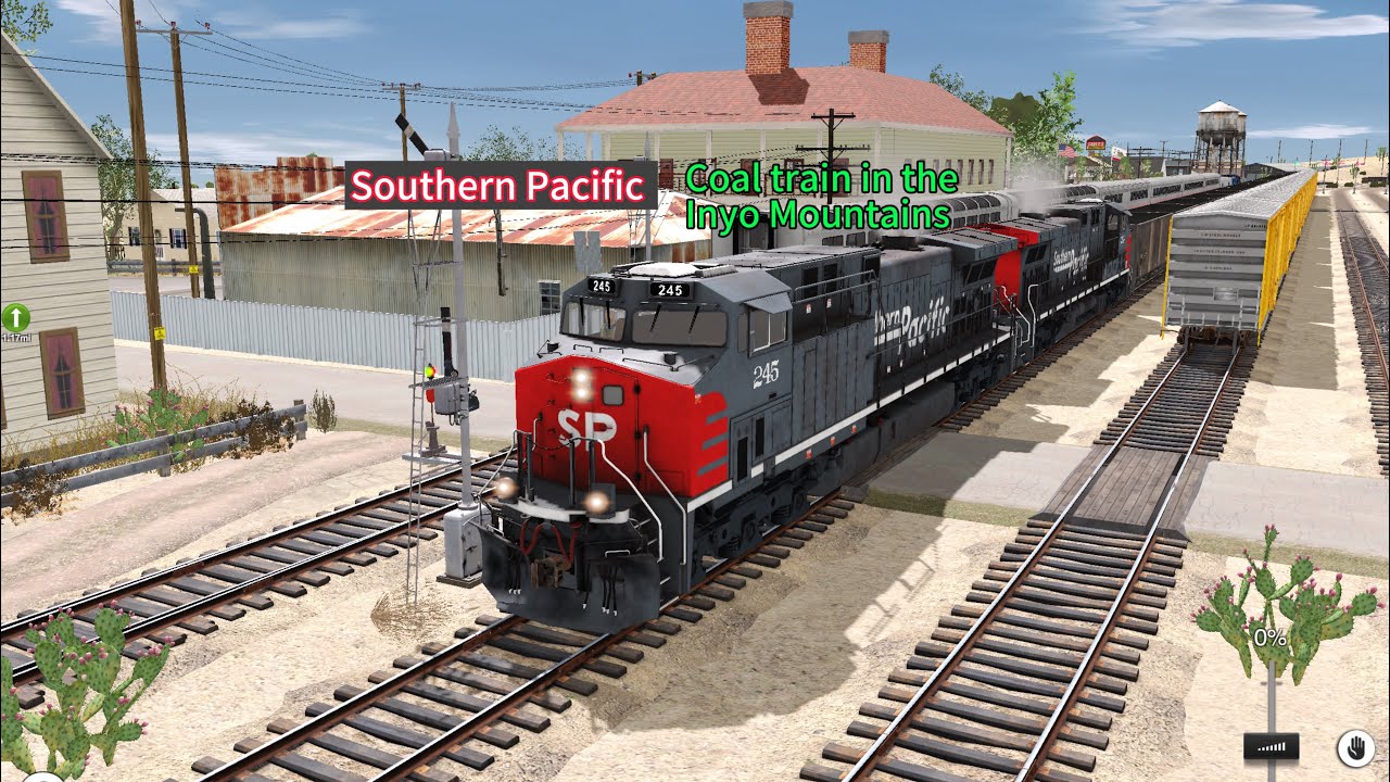 Trainz 3: Inyo Mountains Episode 4: Coal train - YouTube