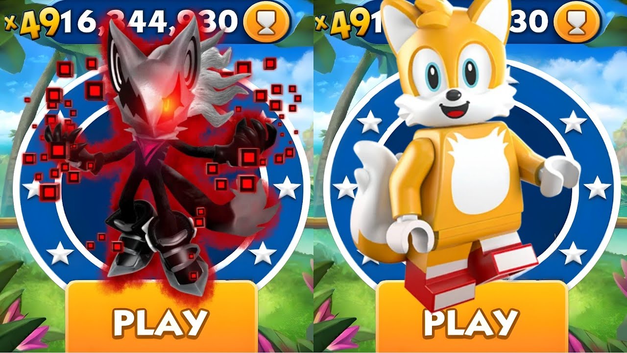 Sonic Dash - Infinite VS Lego Tails _ Movie Sonic vs All Bosses Zazz ...