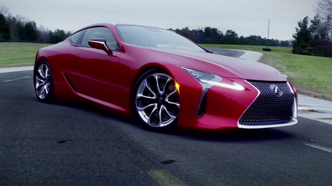 FIRST DRIVE IN LEXUS' V8 MONSTER : THE LC500 - YouTube