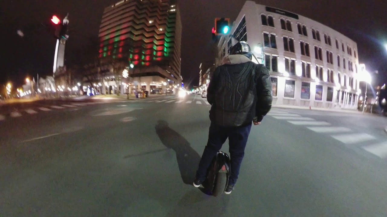 High speed fast electric unicycle Ninebot Z10 , Insta 360 One X 4K ...