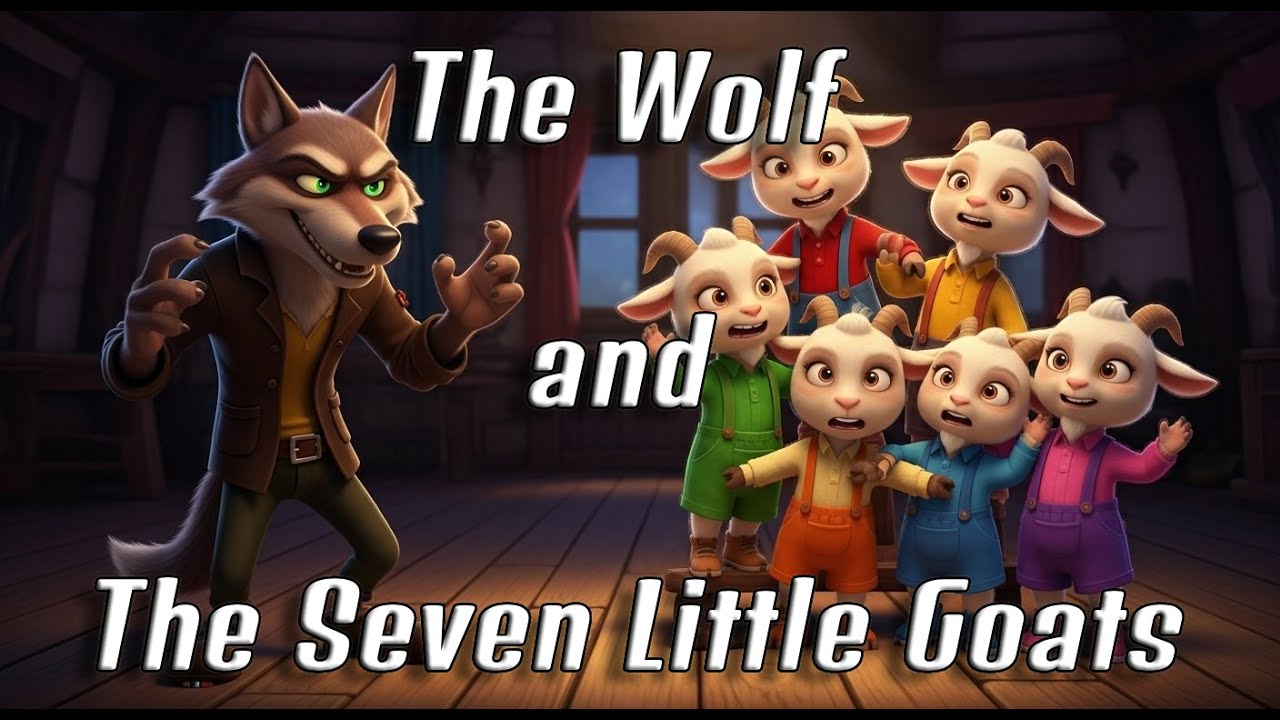 The Wolf and the Seven Little Goats | Full Bedtime Story for kids-Fairy ...