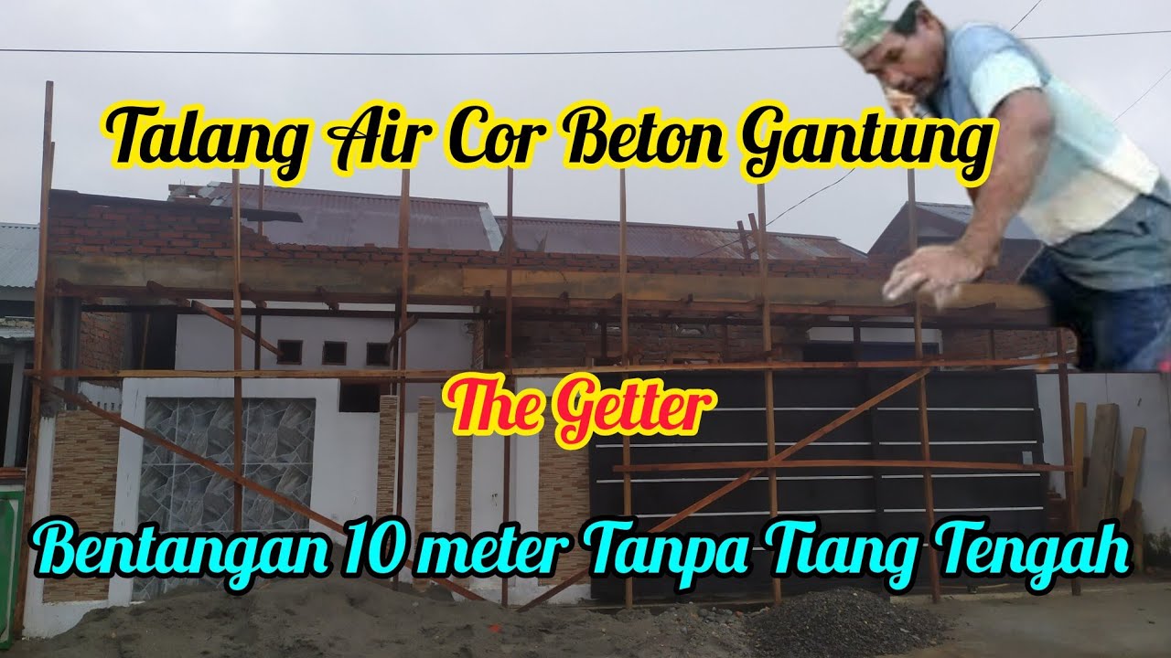 Cara Pembesian & Pengecoran Talang Air Cor Beton || Method of Ironing ...