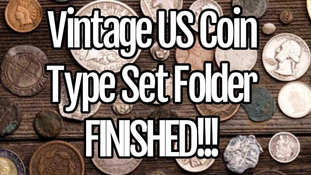 Vintage US Coin Type Set Folder - YouTube