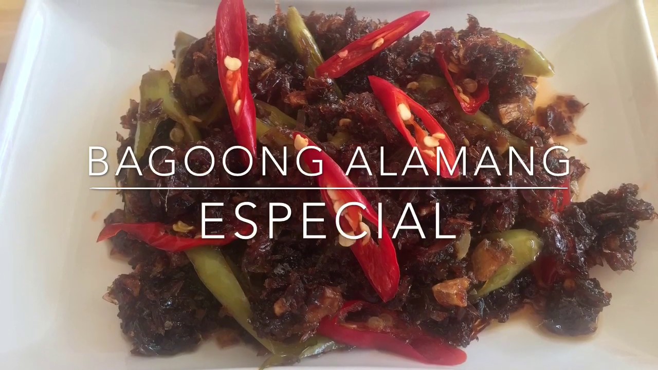Bagoong Alamang Recipe | Sauted Shrimp Paste - YouTube