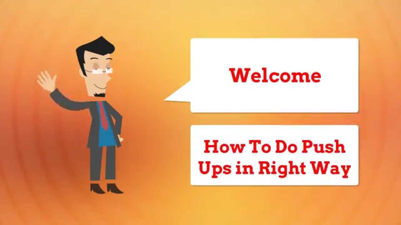 How to do Push ups in Right way 1 - YouTube