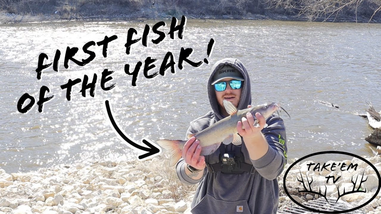 SPRING RIVER FISHING! (First fish of the year!) - YouTube