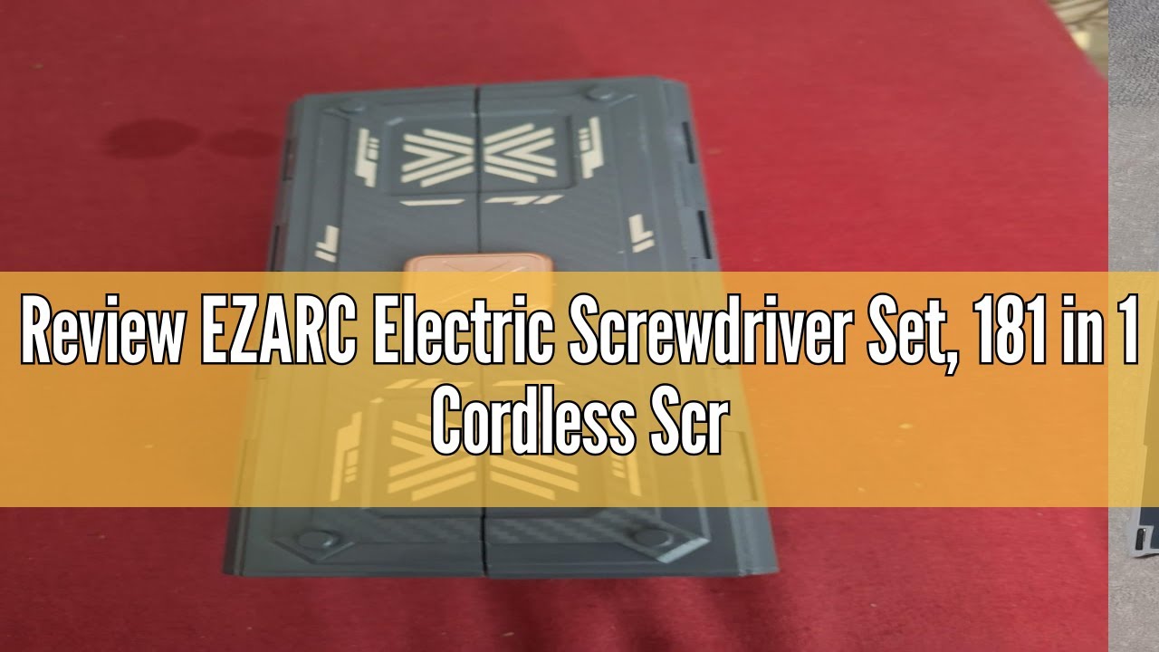 Review EZARC Electric Screwdriver Set, 181 in 1 Cordless Screwdriver, 3 ...