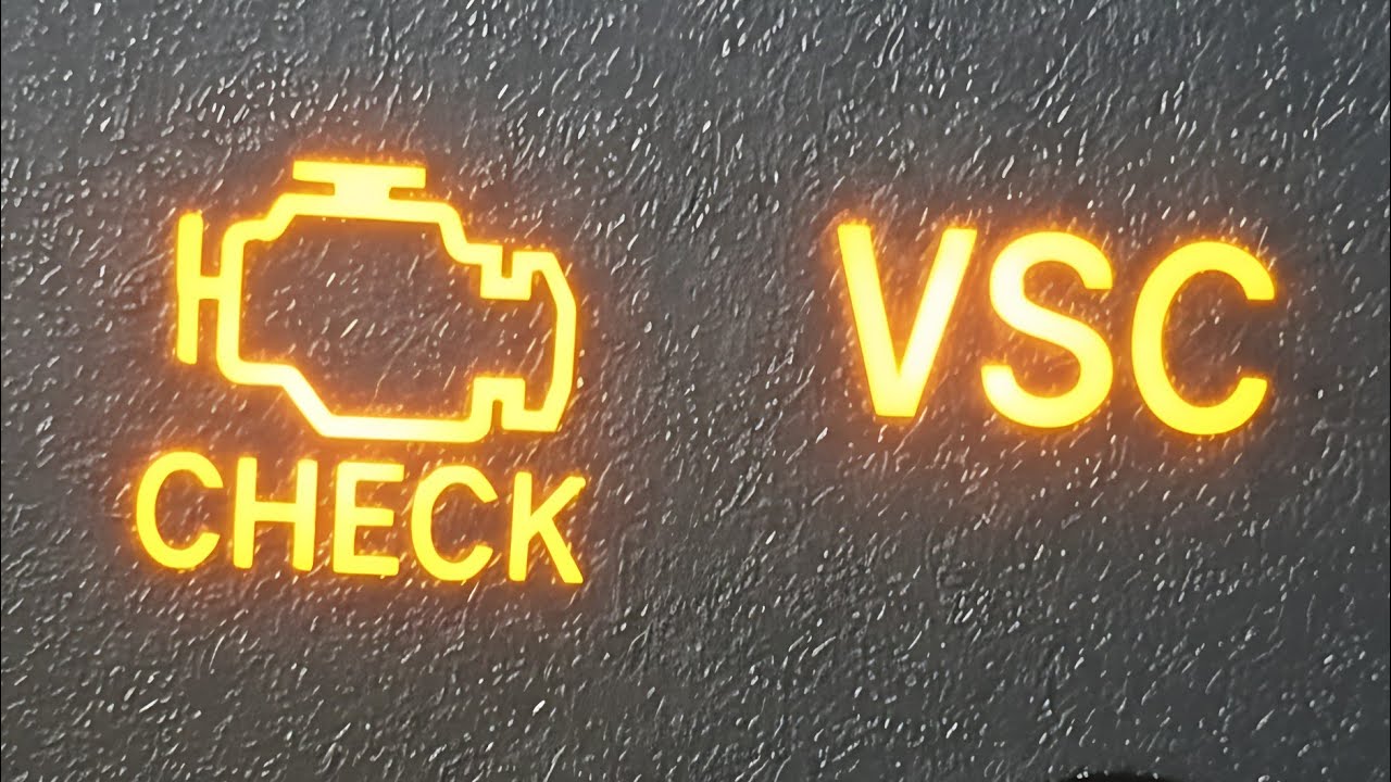 Vsc Check Engine Light